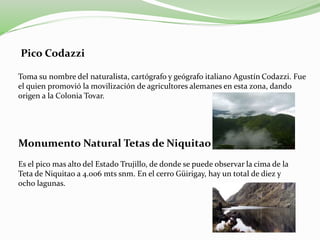 Parques Nacionales y Monumentos Naturales de Venezuela | PPTX