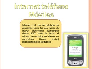 crecimiento del internet | PPTX