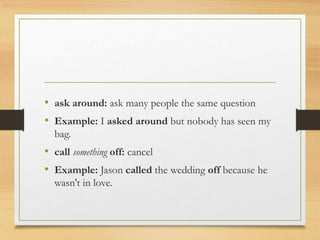 Phrasal Verbs | PPT