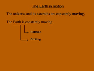 Unit 1: The Earth: the living planet | ODP | Geography | Science