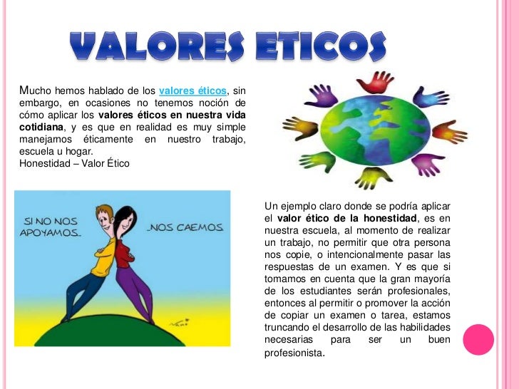 Valores Humanos Definicion Para
