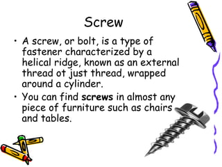 Simple Machines by David | PPT