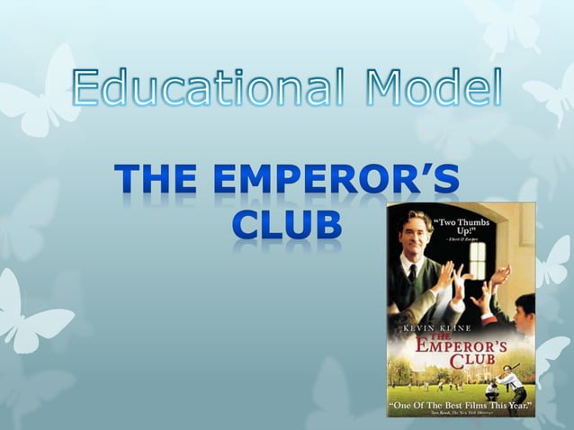 Freedom writers and the emperor`s club por rosani cachago / andres ...
