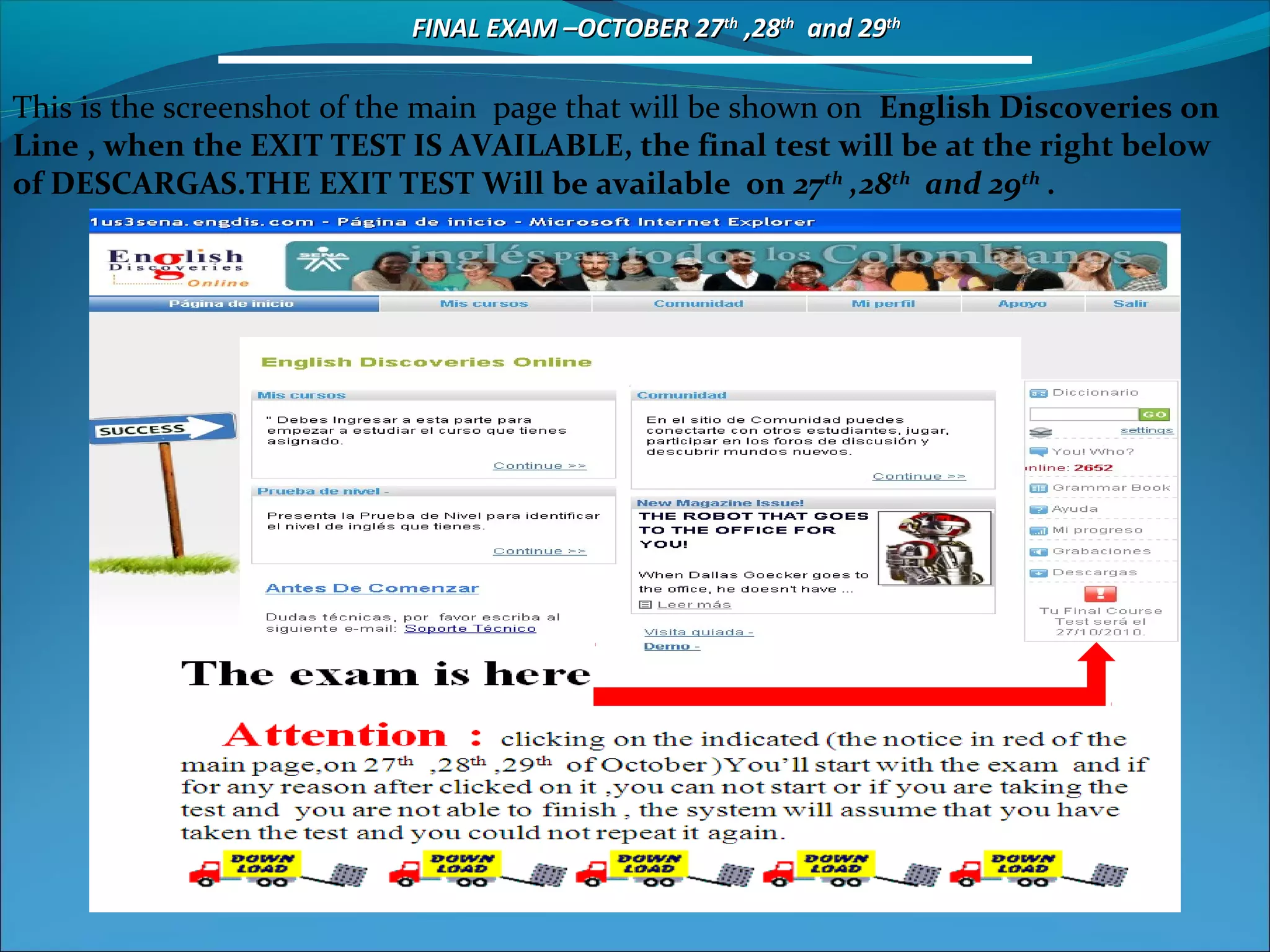 Presentación1 final exam | PPT