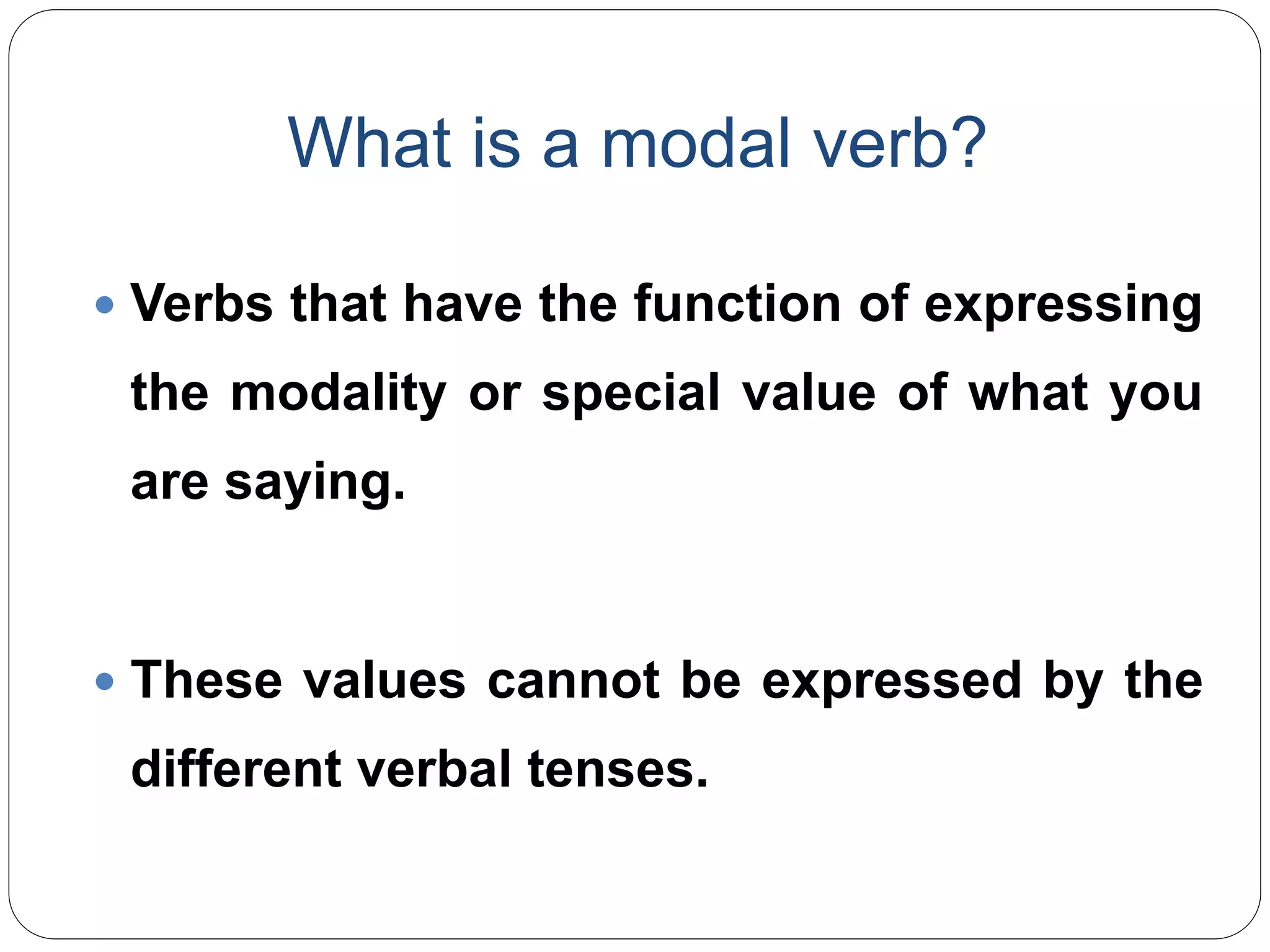 ISE I (B1). Modal verbsSummary of modal verbs | PPTX