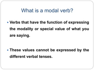 ISE I (B1). Modal verbsSummary of modal verbs | PPTX