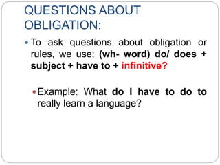 ISE I (B1). Modal verbsSummary of modal verbs | PPTX