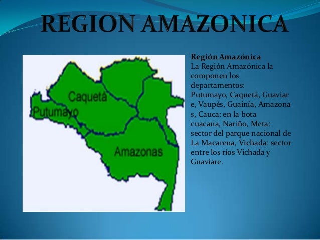 Presentación1 region amazonica Presentación1 region amazonica