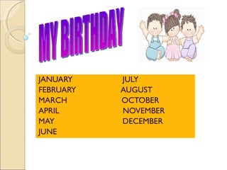 MY BIRTHDAY | PPT
