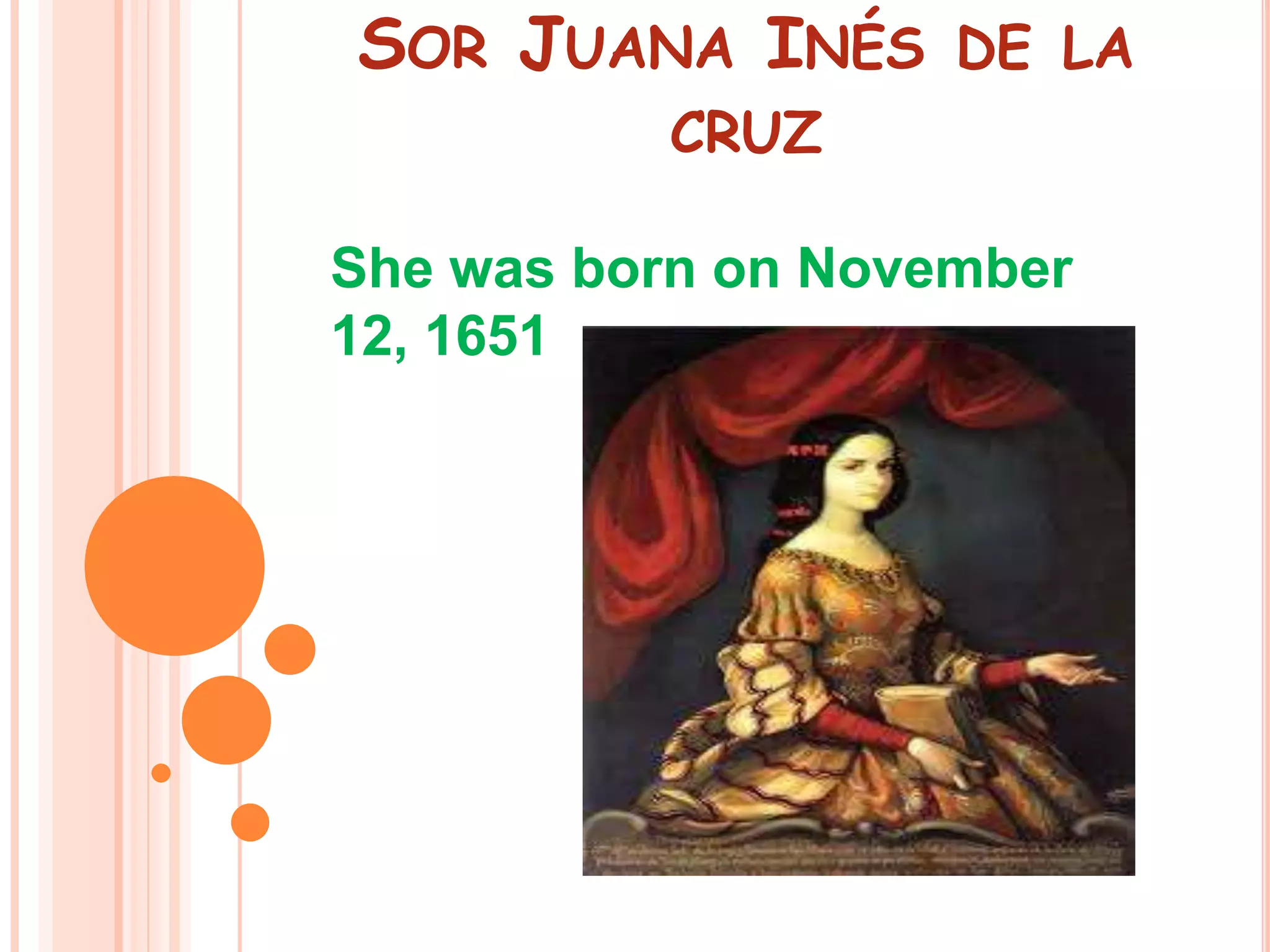 Presentación1 sor juana ines de la cruz | PPTX