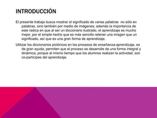 diccionario pictórico | PPTX