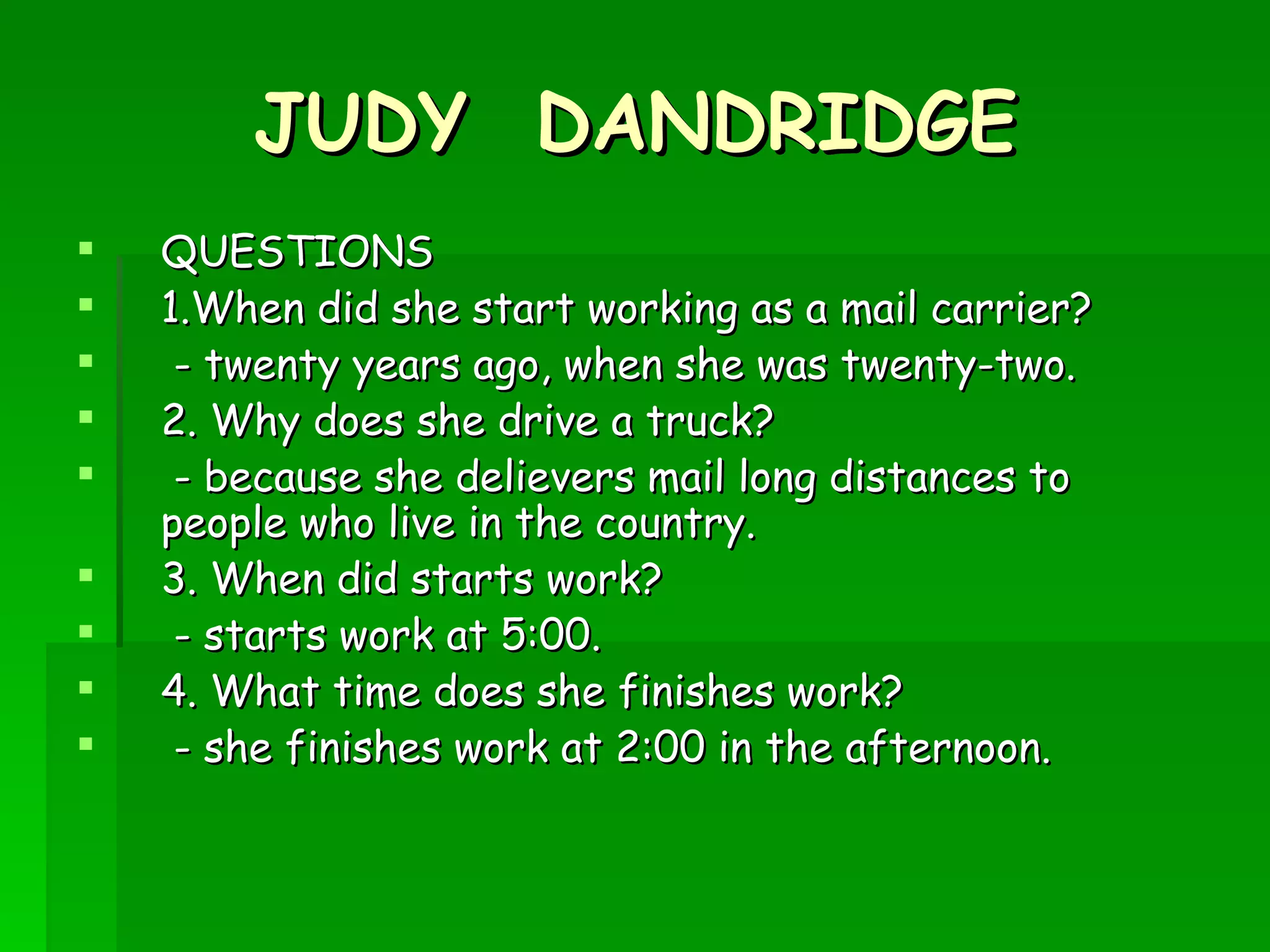 judy dandridge unit 1 | PPT
