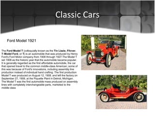 HISTORIA DE EL AUTOMOVILISMO | PPT