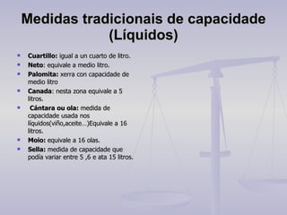 Medidas Tradicionais | PPT