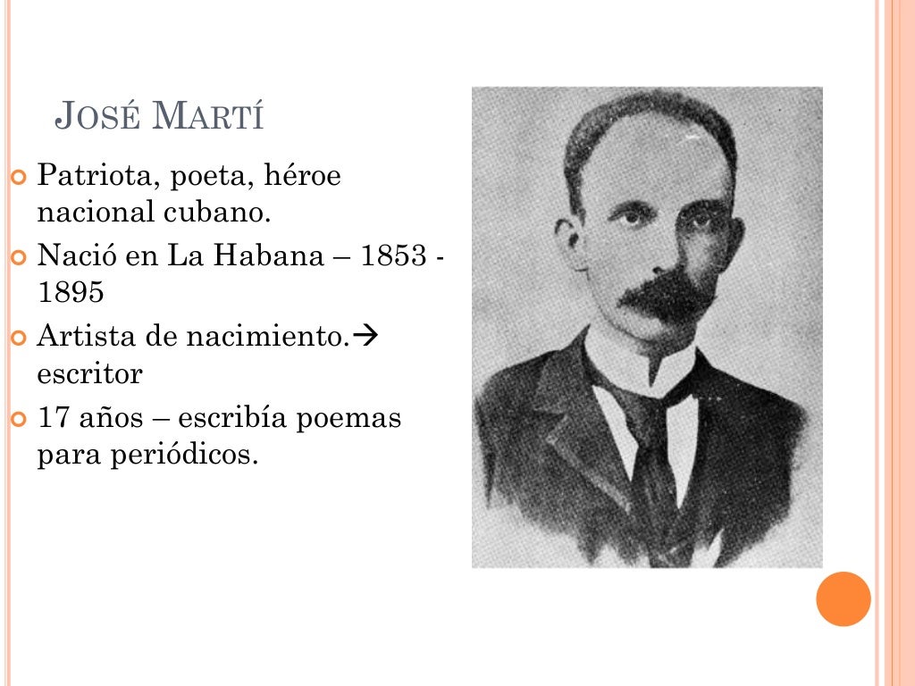Nuestra America Latina Jose Marti Biografia