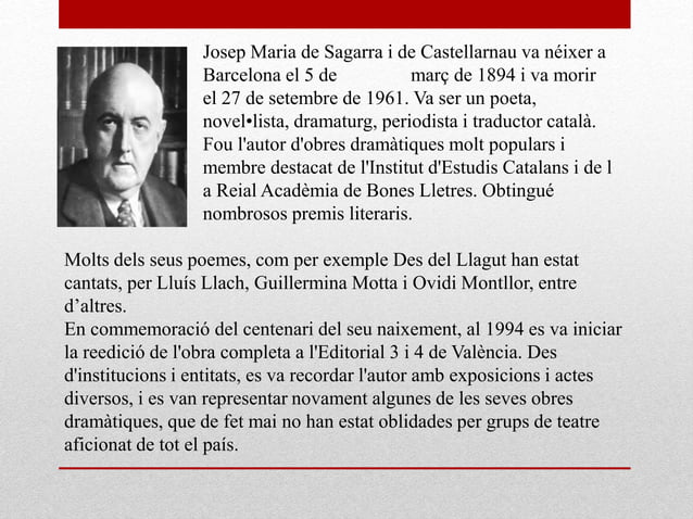 Josep Maria de Sagarra | PPTX