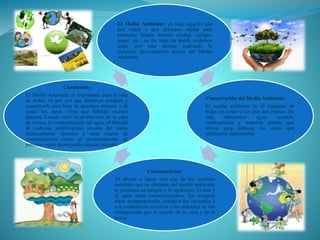 conservación ambiental | PPTX