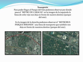 Parque del Este Caracas | PPTX