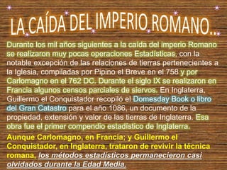 ORIGEN DE LA ESTADÍSTICA | PPTX