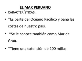 MAR PERUANO | PPTX