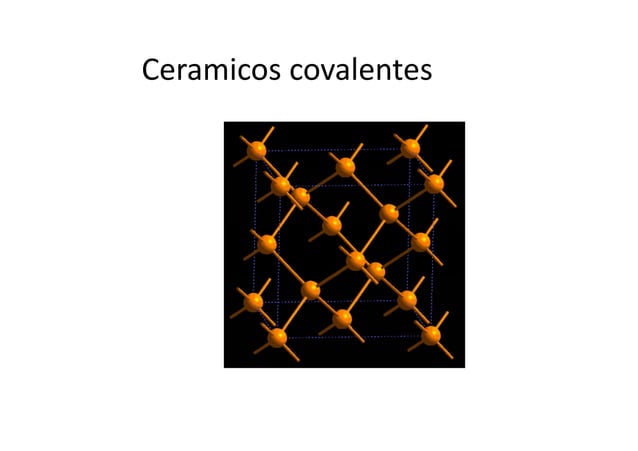 Presentación 2 - Estructuras cristalinas cerámicos, tipos de enlace. | PDF