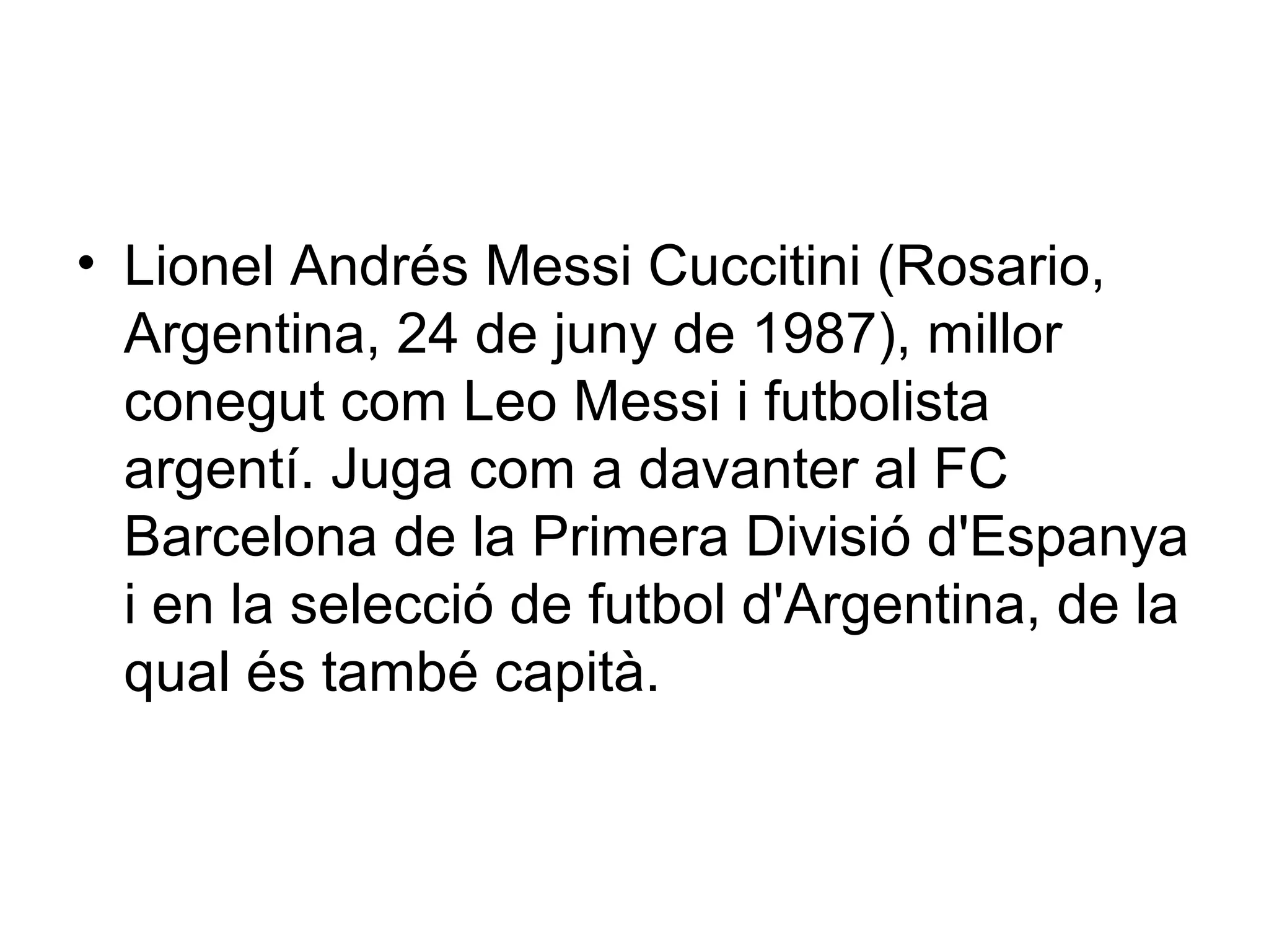 Presentación2 messi | PPT