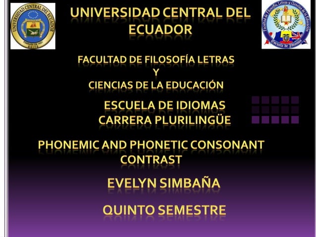 PHONEMIC AND PHONETIC CONSONANT CONTRAST BY EVELYN SIMBAÑA | PPTX