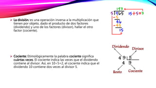 Multiplicación y División de Números Decimales | PPTX