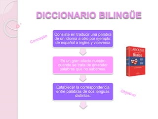 Diccionario Bilingue | PPTX
