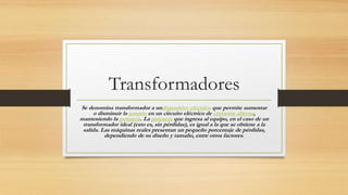 conceptos basicos ley de faraday , transformadores, motores , relé ...