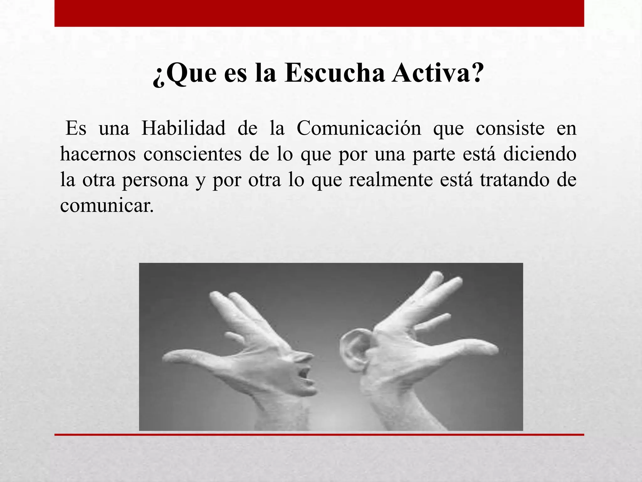 La escucha activa | PPT