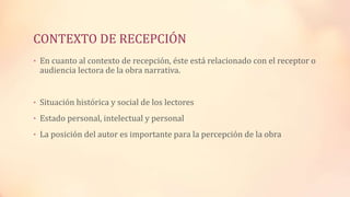 Contexto de Recepción | PPT