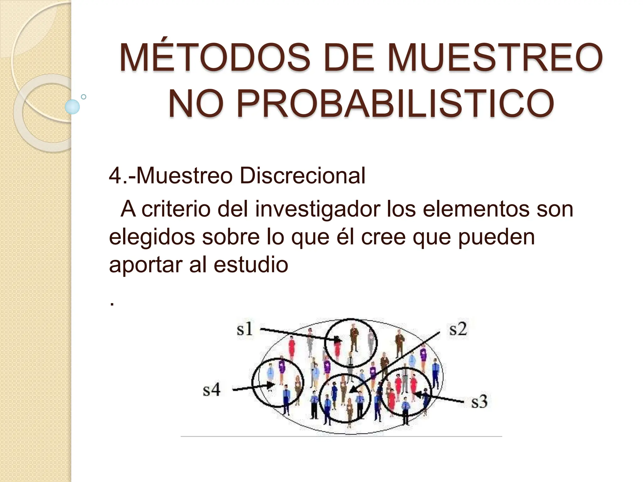 metodos de muestreo probabilistico estad | PPSX