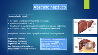 Absceso hepático | PPTX