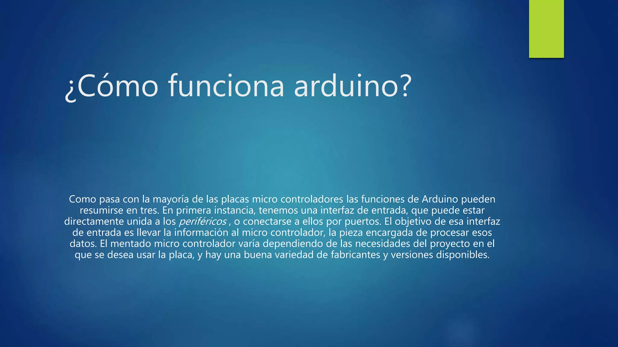 Presentación acerca de arduino | PPTX | Programming Languages | Computing