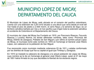 Plan de Desarrollo Municipal Lopez de Micay | PDF