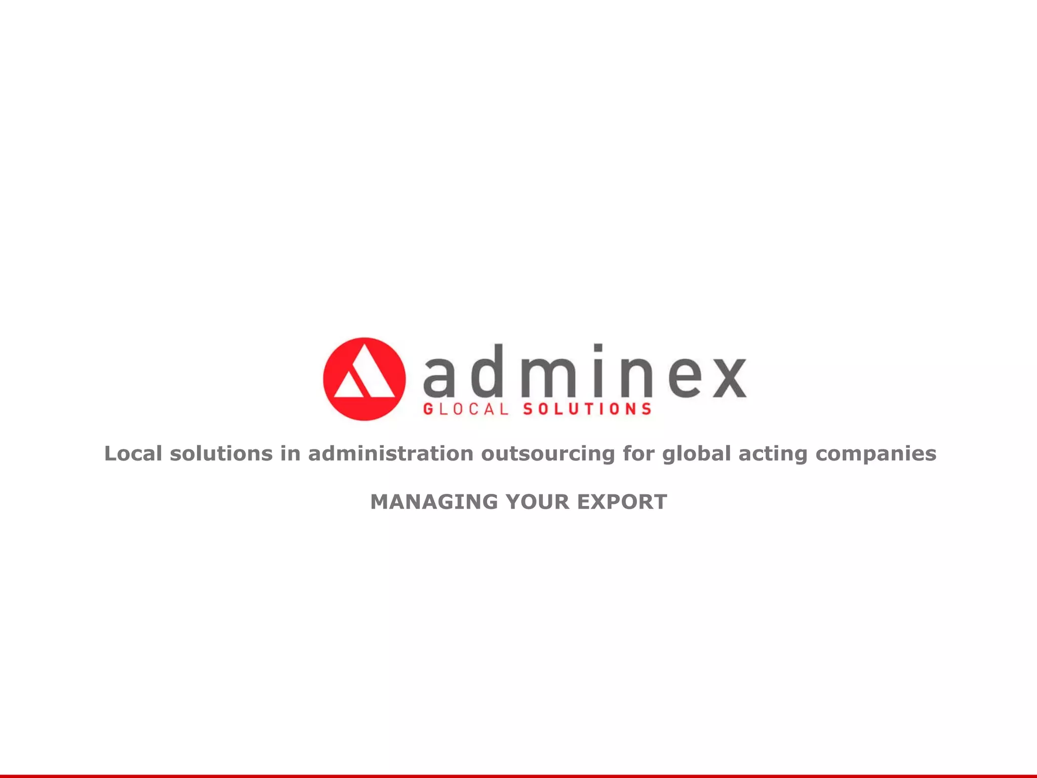 ADMINEX | PPT