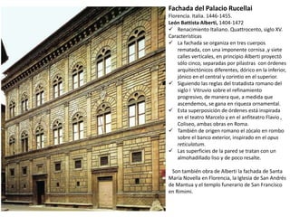 Fichas arquitectura del renacimiento italiano (2) | PPTX