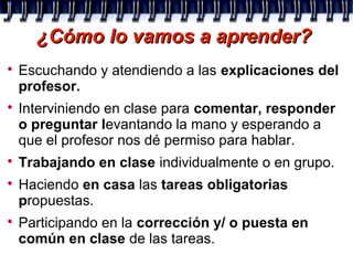 Presentación asignatura | PPT