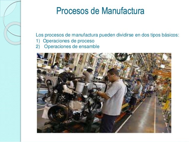 Proceso de Manufactura