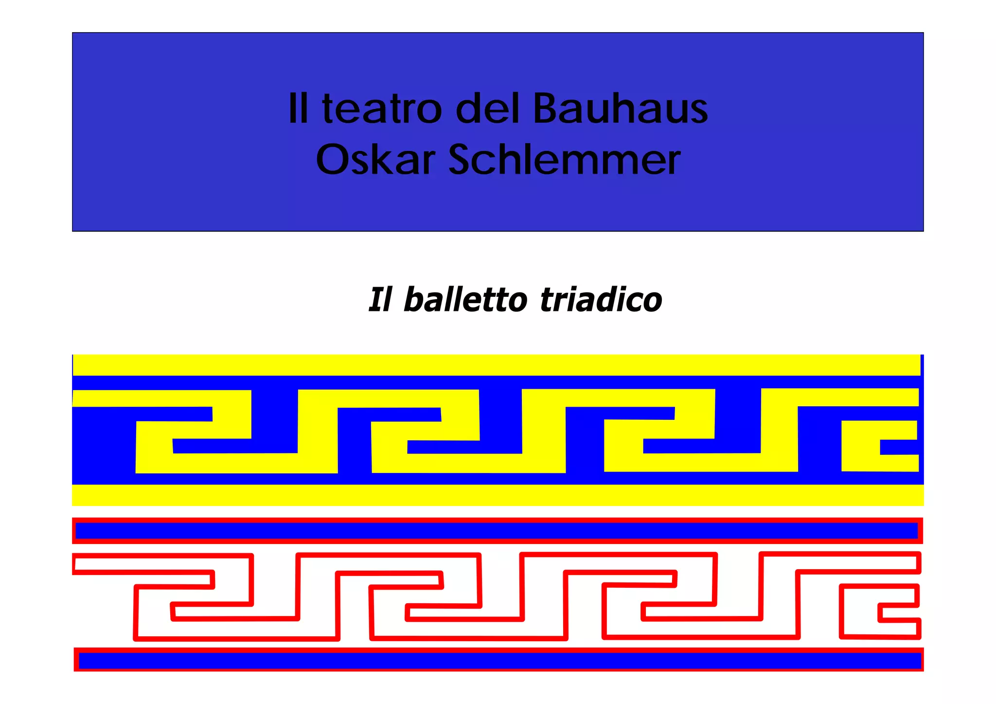 Presentaciónballet triadrico bauhaus bauhaus | PDF