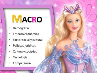 Análisis Mercadológico - Caso Barbie | PPTX
