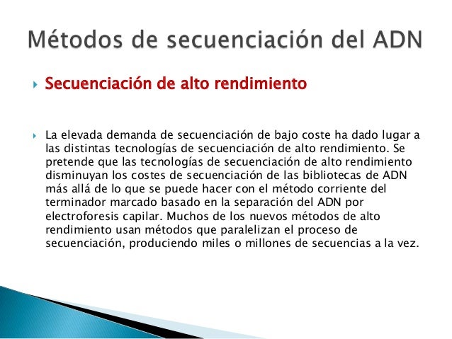 Secuenciacion ADN
