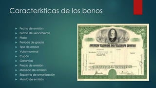 Bonos: Definición, clasicficación | PPTX