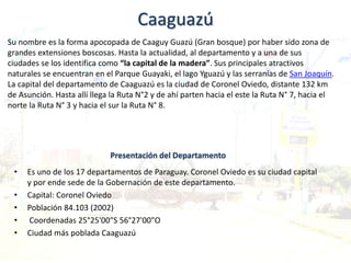 Paraguay caaguazu kve | PPTX
