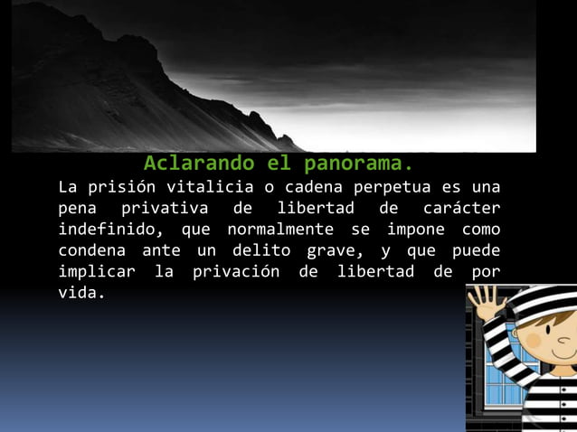 Presentación cadena perpetua | PPTX