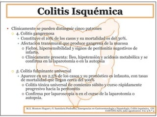 Presentación colitis isquémica | PPTX