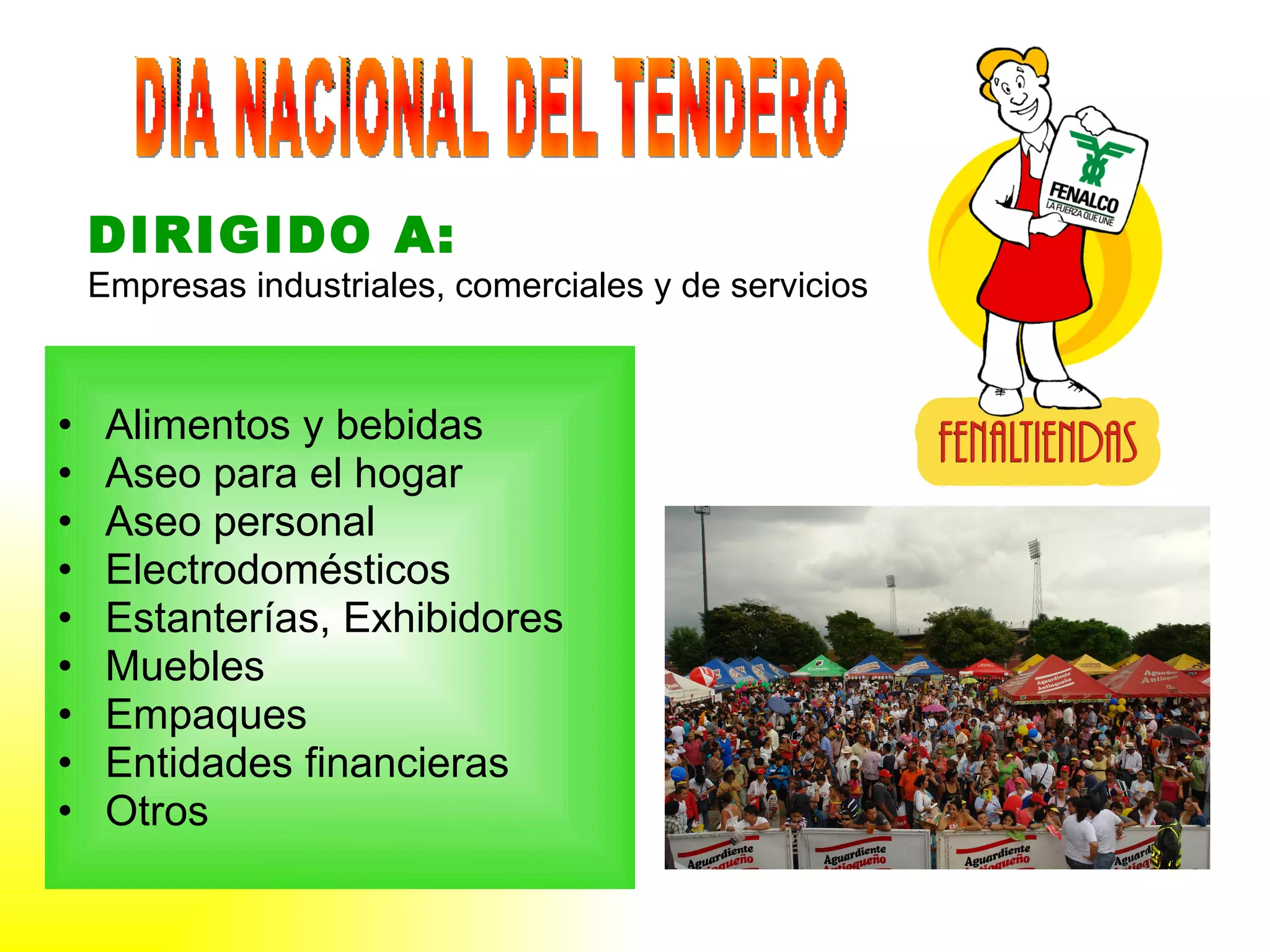 fenaltiendas. "DIA NACIONAL DEL TENDERO" | PPT