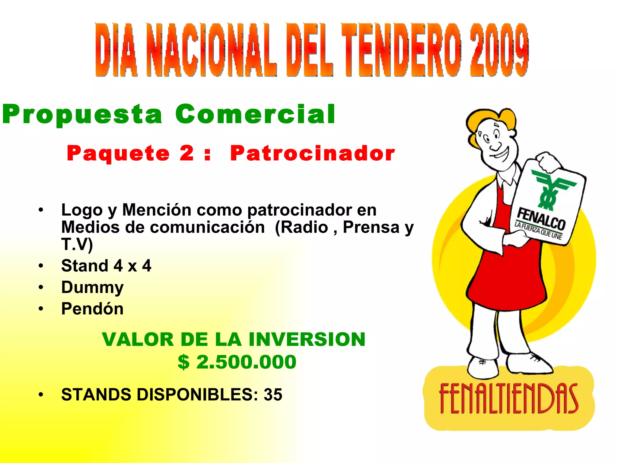 fenaltiendas. "DIA NACIONAL DEL TENDERO" | PPT