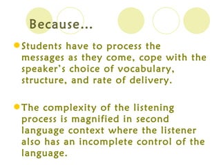 Listening strategies | PPT